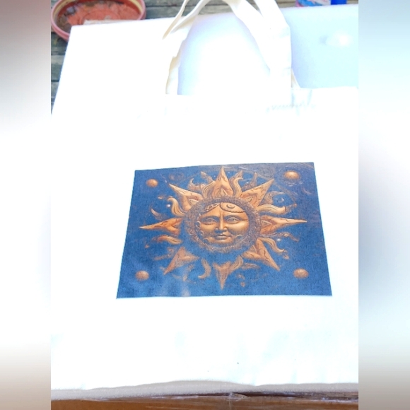 Bags | Sun Design Tote Bag | Poshmark
